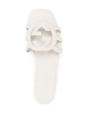 Gucci Gg Flat Sandals