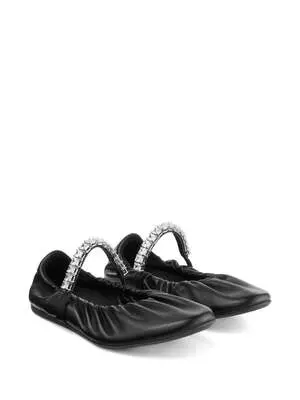 JIMMY CHOO Jade Leather Ballets