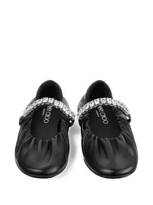 JIMMY CHOO Jade Leather Ballets