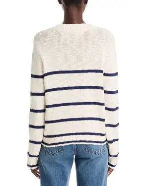 Tommy Bahama Cotton Printed Crewneck Sweater - Coconut