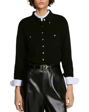 Sandro Cuffed Cardigans For Women