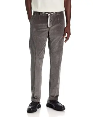 Eleventy Cotton Modal Drawstring Jogger Pants - Brown