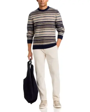 Eleventy Cotton Modal Drawstring Jogger Pants - Ivory