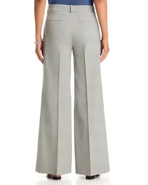 Theory Wales Wool Blend Flare Pants