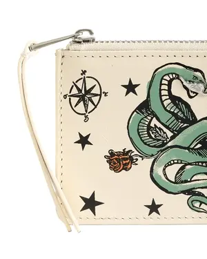 Zadig&Voltaire Zv Tattoo Leather Card Holder