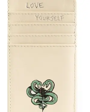 Zadig&Voltaire Zv Tattoo Leather Card Holder
