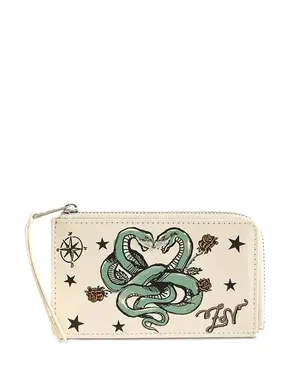 Zadig&Voltaire Zv Tattoo Leather Card Holder