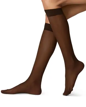 STEMS Sheer Knee High Socks - Pack Of 3 Black