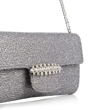 JIMMY CHOO Bing Embellished Wallet On Chain