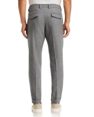 Eleventy Wool & Cotton Cashmere Jogger Pants