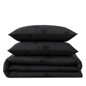 Calvin Klein Vintage Botanical Comforter Set, Queen - Midnight