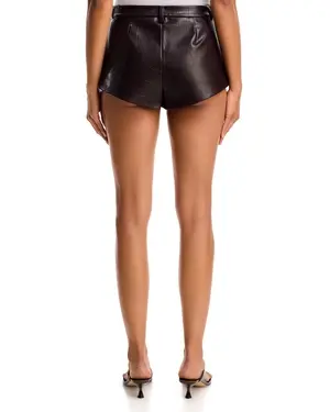 Bardot Jayla Faux Leather Shorts