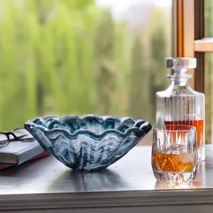 VIETRI Onda Glass Serving Bowl