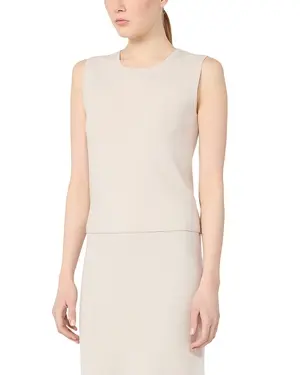 Max Mara Mxmgiochi Wool Cashmere Sleeveless Sweater