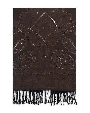 Gerard Darel Sirine Wool Scarf - Brown