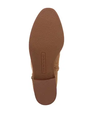 Veronica Beard Arabelle Knee-high Buckled Leather Boots - Chestnut