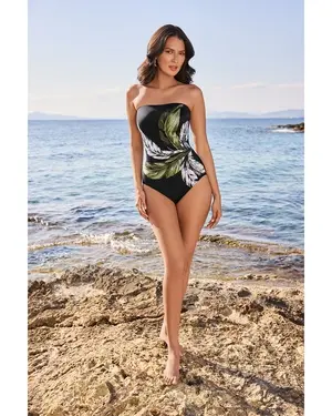 Miraclesuit Boca Grande Avanti Strapless One Piece Swimsuit