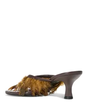 Staud Freja Thong Kitten Heel Sandals
