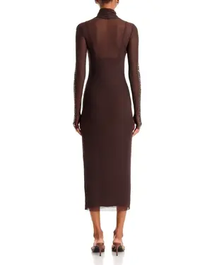 AFRM Shailene Studded Mesh Dress