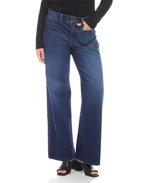 Karen Kane Wide Leg Jeans For Women
