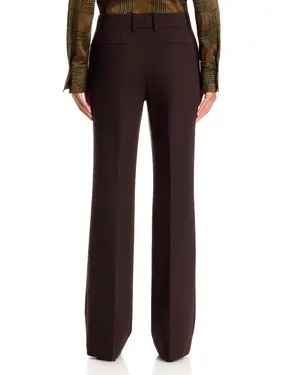 Lafayette 148 New York Reade Wool-blend Flare Leg Pants