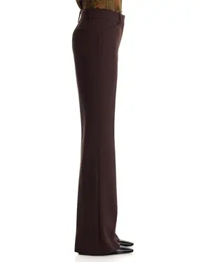 Lafayette 148 New York Reade Wool-blend Flare Leg Pants