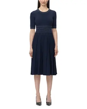 Herve Leger Kimberly Box Pleat Dress