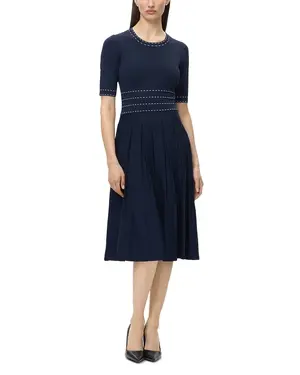 Herve Leger Kimberly Box Pleat Dress