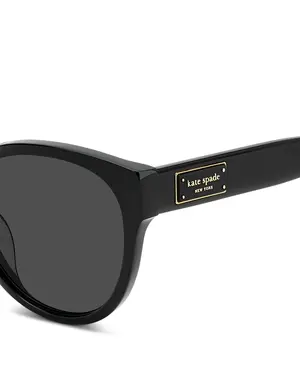 Kate Spade New York Jonnie Cat Eye Sunglasses - Black