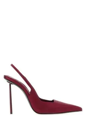 LE SILLA Amelia Satin Slingback Pumps With 11 Cm Stiletto Heel - Red