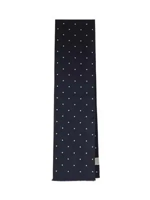 Destin Polka Dot Scarf - Blue