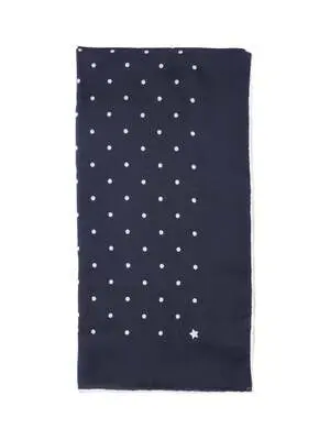 Destin Polka Dot Scarf - Blue