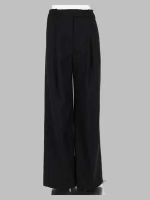 Herno Wide-leg Tailored Trousers In Wool Blend