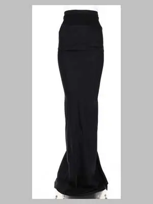 Rick Owens Ribbed Waist Maxi Skirt