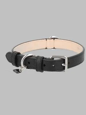 MAISON MARGIELA Leather Belt With Buckle And Charm Detail - Black