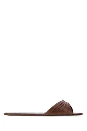 Saint Laurent Nappa Leather Slippers
