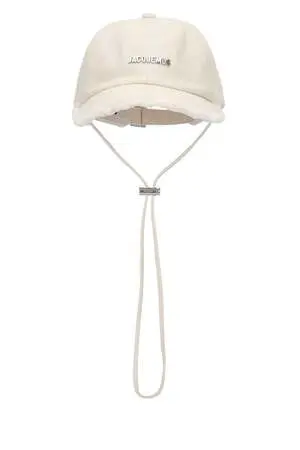 Jacquemus JACQUEMUS Artichoke Statement Cap Offwhite
