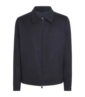 Corneliani Cashmere Zip-up Jacket