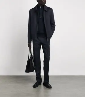 Corneliani Cashmere Zip-up Jacket