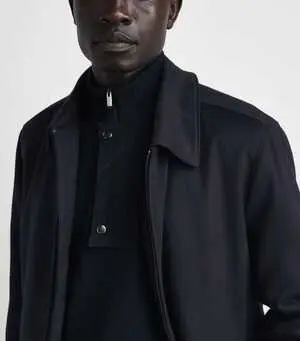 Corneliani Cashmere Zip-up Jacket