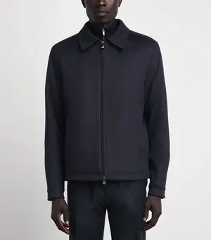 Corneliani Cashmere Zip-up Jacket