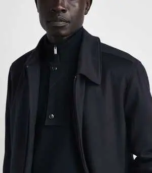 Corneliani Cashmere Zip-up Jacket