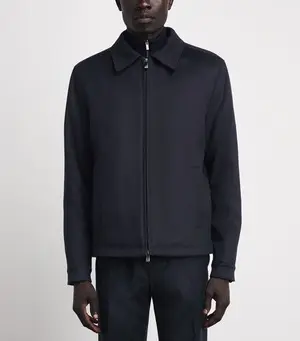 Corneliani Cashmere Zip-up Jacket