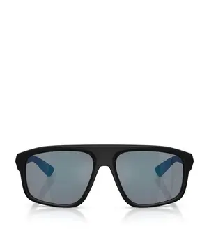 Prada Injected B02s Aviator Sunglasses - Black