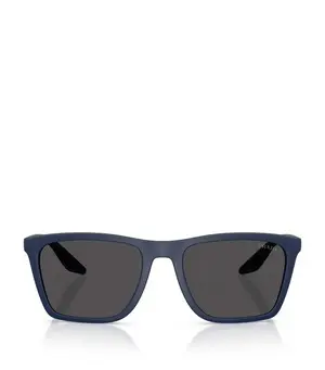 Prada Injected Pr B08s Square Frame Sunglasses - Blue