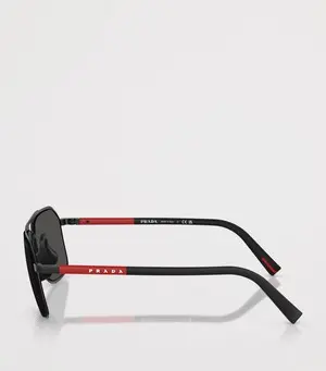 Prada Metal Pilot Sunglasses
