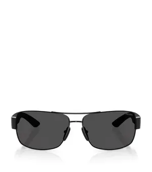 Prada Metal Sunglasses - Black