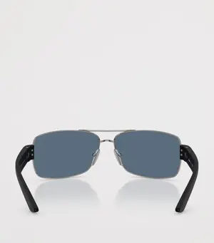 Prada Metal Aviator Sunglasses
