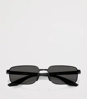 Prada Metal Rectangular Sunglasses