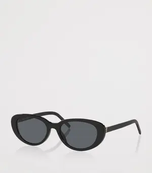 Saint Laurent Acetate Sl M154 Sunglasses - Black
